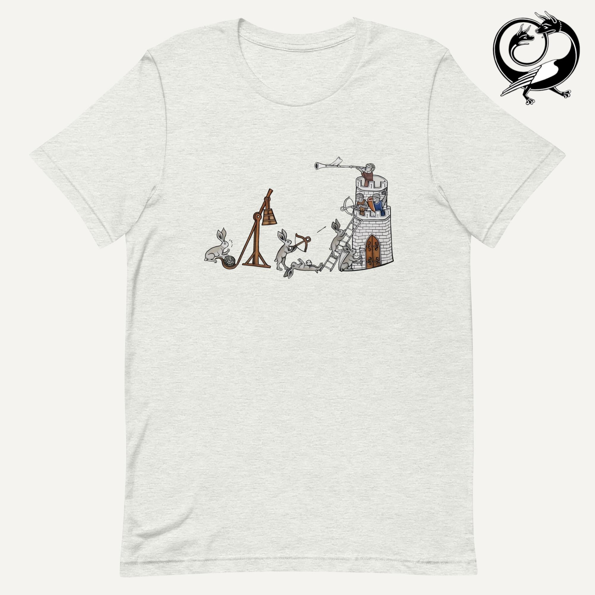 Bunnies Besieging a Castle - Medieval Marginalia - Unisex T-Shirt ...